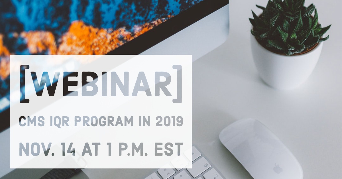 CMS Hospital Inpatient Quality Reporting in 2019